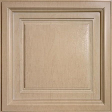 Ceilume Westminster 2ft x 2ft Sandal Wood Ceiling Tile V1-WEST-22SWD | Zoro
